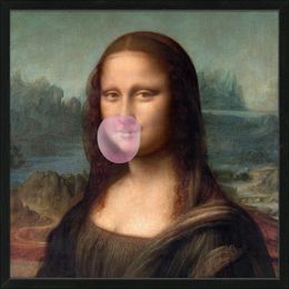 Pro Art Gerahmtes Bild BUBBLEGUM SMILE