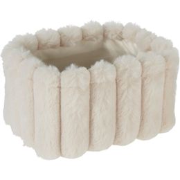 SONSTIGE Korb FLUFFY wei&szlig; gro&szlig;