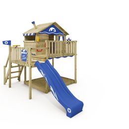 Spielturm Smart Seaway - Massivholz Stelzenhaus mit Rutsche - Sandkasten - Treppe - wetterfestes Gartenhaus f&uuml;r Kinder - Abenteuer pur von Wickey