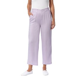 Damen Hose im Paperbag-Style flieder, Gr&ouml;&szlig;e 38