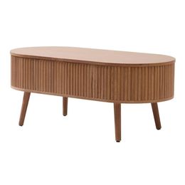 Nordlys Couchtisch, Braun, Holz, 100x41x48 cm, Wohnzimmer, Wohnzimmertische, Couchtische