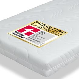 Sleepneo Kaltschaummatratze, Wei&szlig;, Textil, H3, F&uuml;llung: Polyester, 90x200 cm, Hergestellt in Deutschland, Medizinisch getestet, Oeko-Tex&reg; Standard 100, Schlafzimmer, Matratzen Shop, Matratzen, Kaltschaummatratzen