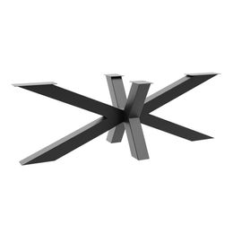 Metalo Pro Tischbeine, Schwarz, Metall, 80x72x220 cm, Esszimmer, Tische, Esstische, Tischsysteme, Tischgestell