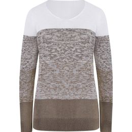 V-Ausschnitt-Pullover