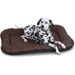 Knuffelwuff Wasserfestes In und Outdoor Hundebett Lucky aus Nylongewebe braun L