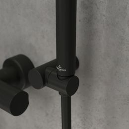 Villeroy & Boch Villeroy & Boch Universal Showers Handbrausehalter TVC000458000K5 rund, Wandmontage, matt black