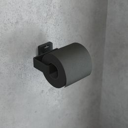Villeroy & Boch Villeroy und Boch Elements Striking Toilettenpapierhalter TVA152014000K5 135x45x93mm, ohne Deckel, matt black