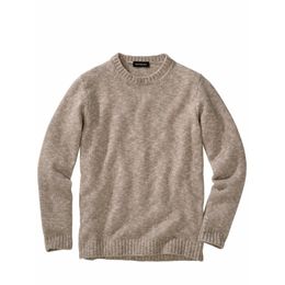 Mey & Edlich Mey & Edlich Herren Lichtblick-Pullover Beige 51 % Schurwolle (Merino), 33 % Baumwolle, 15 % Polyamid, 1 % Elasthan