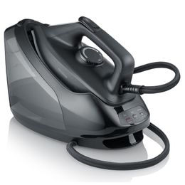 Severin BA 3192 Dampfb&uuml;gelstation (2.400 Watt, Keramikbeschichtete B&uuml;gelsohle, 1,8 l Wassertankkapazit&auml;t, Selbstreinigungsfunktion, Anti- Calc- & Anti-Drip-Funktion)