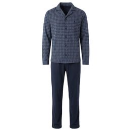 Hajo Schlafanzug Premium Cotton Herren Pyjama