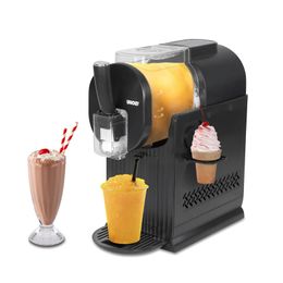 Unold Elektro UNOLD Sofia 48965 2in1 Schwarz Slush - und Softeismaschine (f&uuml;r ca. 1,5 l, leise Kompressor-K&uuml;hlung, 5 Programme: SOFTEIS, MILKSHAKE, COLD DRINK, SLUSHIE, COCKTAIL, einfache Handhabung, Beh&auml;lter und Abtropfschale abnehmbar und sp&uuml;lmaschinengeeignet, Rezept