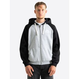 Lonsdale Herren Kapuzensweatjacke mit Rei&szlig;verschluss normale Passform COULSDON
