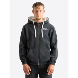 Lonsdale Herren Kapuzensweatjacke mit Rei&szlig;verschluss normale Passform HILLINGDON
