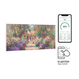 Klarstein Wonderwall Air Art Smart Infrarotheizung 120x60cm 700W Wandinstallation App-Steuerung Gartenweg