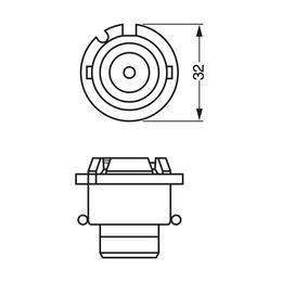 Bosch Gl&uuml;hlampe, Hauptscheinwerfer Gl&uuml;hlampe Xenon White HID 1987302910 D2S (Gasentladungslampe) f&uuml;r DAF Vaughall Volvo Fiat Iveco MAN MAZDA MERCEDES