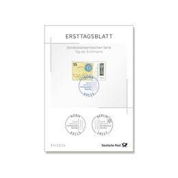Ersttagsblatt 34/26 "Tag der Briefmarke" - The Alexandria "Blue Boy"