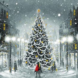 Servietten LA FETE DE NOEL