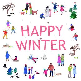 Servietten HAPPY WINTER