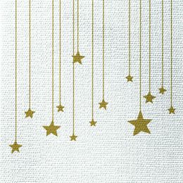 Servietten STARS ON CANVAS