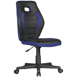 AMSTYLE Kinderdrehstuhl LUAN SPM1.388 schwarz/blau