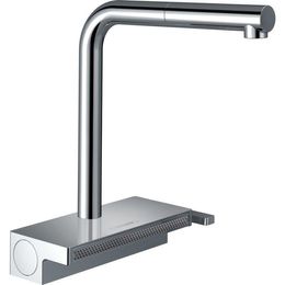 Hansgrohe Aquno Select M81 K&uuml;chenarmatur 73836000 chrom, mit Ausziehbrause, 2jet