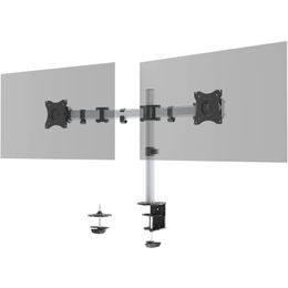 Durable Monitor-Halterung Select Dual silber