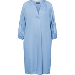 WHITE LABEL Kleid mit &Auml;rmelstick Bleu (Gr&ouml;&szlig;e: 38)