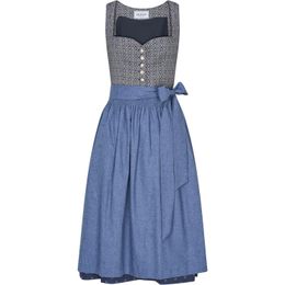 FELICITAS Midi-Dirndl Dasha Marine (Gr&ouml;&szlig;e: 34)