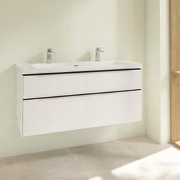 Villeroy & Boch Villeroy & Boch Subway 3.0 Schrank mit Doppelwaschtisch, 4 Ausz&uuml;ge, 4A70D4R1+C60201VF,