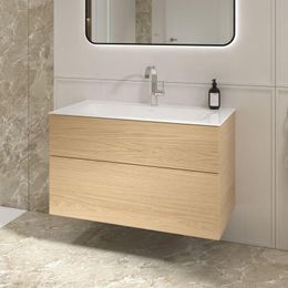 Villeroy & Boch Villeroy & Boch Somera Schrank mit Waschtisch B: 100 T: 50 cm, 2 Ausz&uuml;ge, 5A72A2R1+B80600VJ,