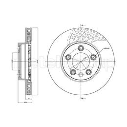 METELLI Bremsscheibe 230919c bel&uuml;ftet 330mm 32mm f&uuml;r VW Porsche