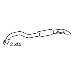 VEGAZ Endschalld&auml;mpfer pgs458 f&uuml;r Peugeot