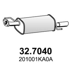 Asso Endschalld&auml;mpfer 327040 f&uuml;r NISSAN