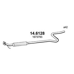 Asso Mittelschalld&auml;mpfer 146128 f&uuml;r Ford