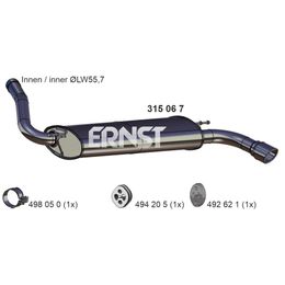 Ernst Endschalld&auml;mpfer 315067 f&uuml;r Ford