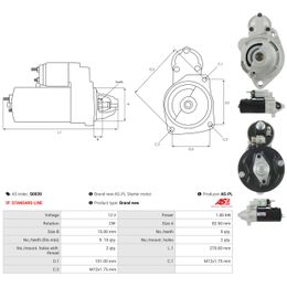 AS-PL Starter s0039 f&uuml;r VW