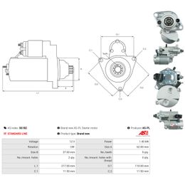 AS-PL Starter s6182 f&uuml;r JAGUAR