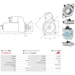AS-PL Starter s9039 f&uuml;r HONDA