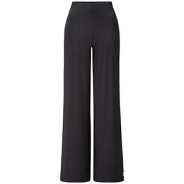 OH OM Ethical Sportswear Yoga-Hose weites Bein L Schwarz