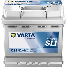 Varta Starterbatterie DYNAMIC SLI 12 V, 52 Ah, 470 A 552400047k262 12V 68Ah 470A f&uuml;r Opel Ford Volvo CHEVROLET Fiat Citro&euml;n SSANGYONG TOYOTA RENAULT
