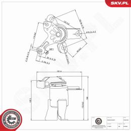 ESEN SKV Lagerung, Motor 75skv252 rechts f&uuml;r Ford