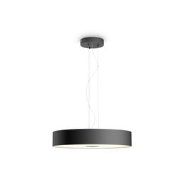 PHILIPS Hue Led-H&auml;ngeleuchte White Ambiance Fair, Schwarz, Glas, 12 cm, Smartphone-Steuerung, Lampen & Leuchten, Innenbeleuchtung, Smart Lights, Smart Home H&auml;ngeleuchten