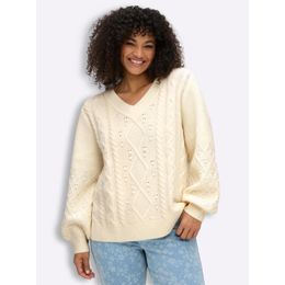 sheego by Joe Browns V-Ausschnitt-Pullover