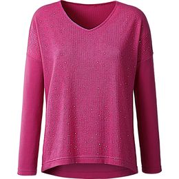 V-Ausschnitt-Pullover