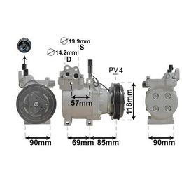 Van Wezel Kompressor, Klimaanlage 8300k121 f&uuml;r KIA