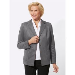 Lederimitat-Blazer