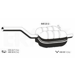 Ernst Endschalld&auml;mpfer 645232 f&uuml;r Skoda