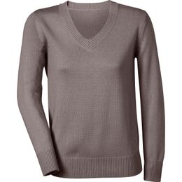 V-Ausschnitt-Pullover