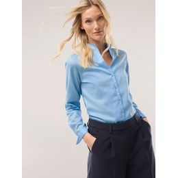 Walbusch Extraglatt-Bluse Kelchkragen