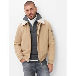 Brax Herren Blouson Style LOGAN canvas, Beige, Gr. L